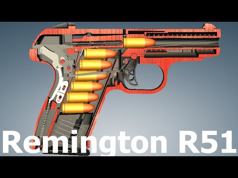 How a Remington R51 Pistol Works - YouTube