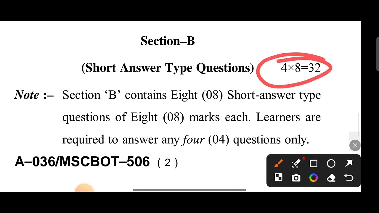 cell biology of plant uou pyq mscbot-506 - YouTube