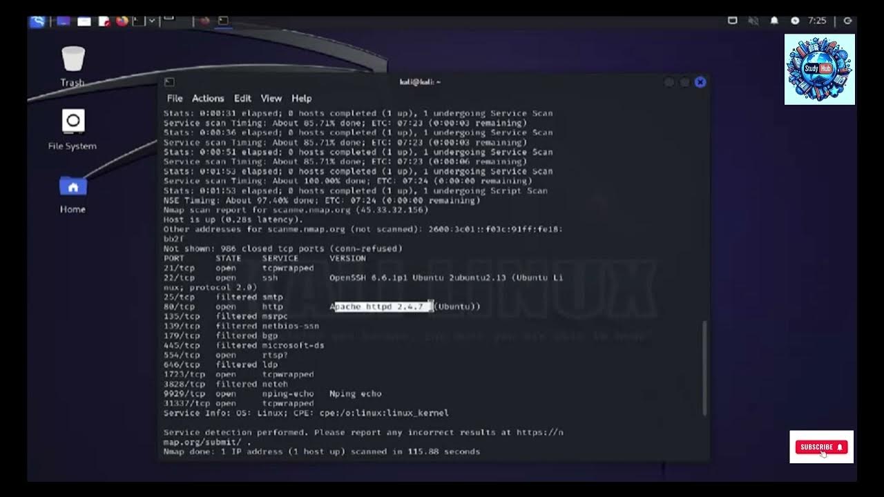 Lecture 9. Implementing Network Scans with Nmap | Networking Scanning | Network Hacking | - YouTube