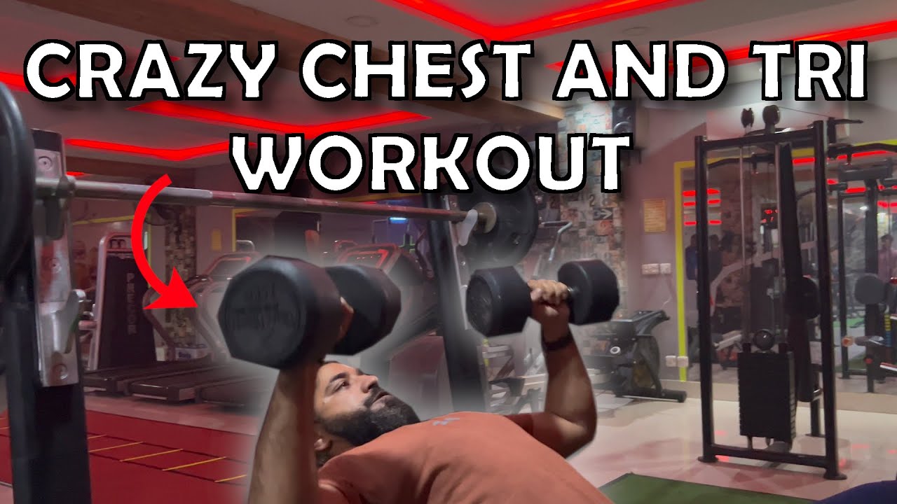 Crazy Chest and Tri workout - YouTube