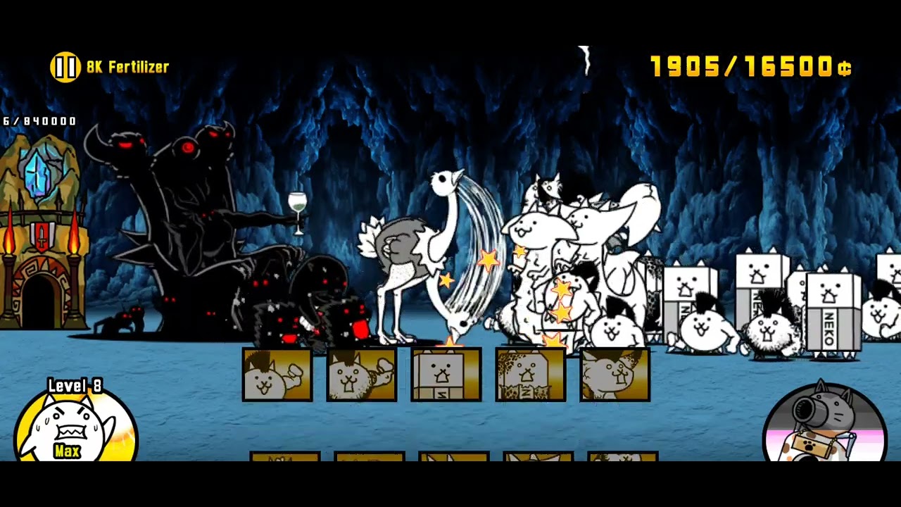 Battle Cats SoL 46-4 8K Fertilizer [1 Star] - Singularityville Stage 4 - YouTube