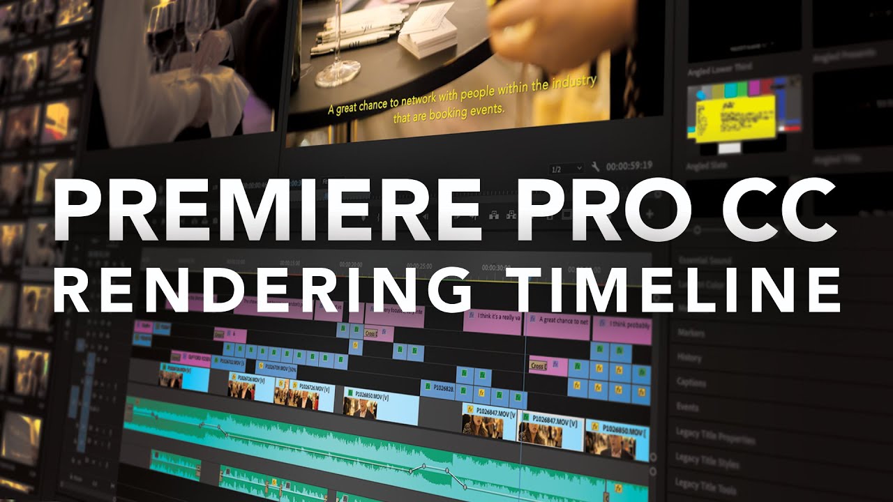 Premiere Pro CC Tutorial - Rendering Timeline - YouTube