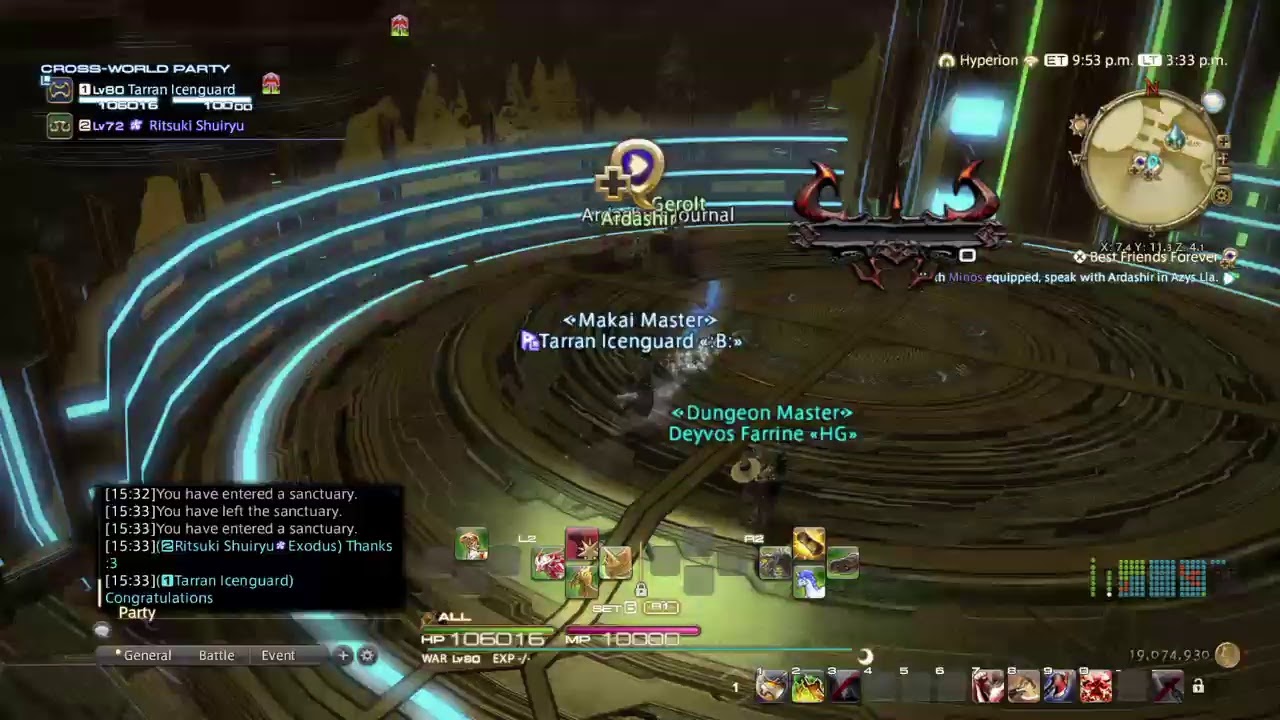 Final Fantasy XIV Shadowbringers (Anima) WAR Minos Lux - YouTube