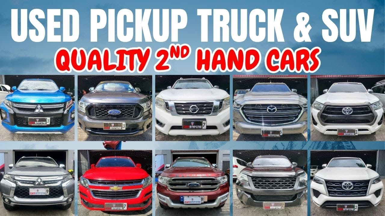 Second Hand Pick Up Trucks and SUV's in Philippines For Sale - YouTube