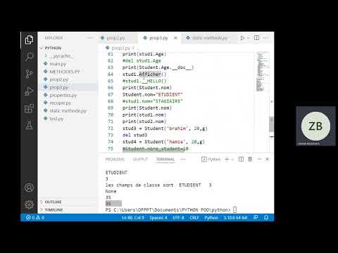 15. Python Orienté Objet: Les Méthodes de Classe @classmethod - YouTube
