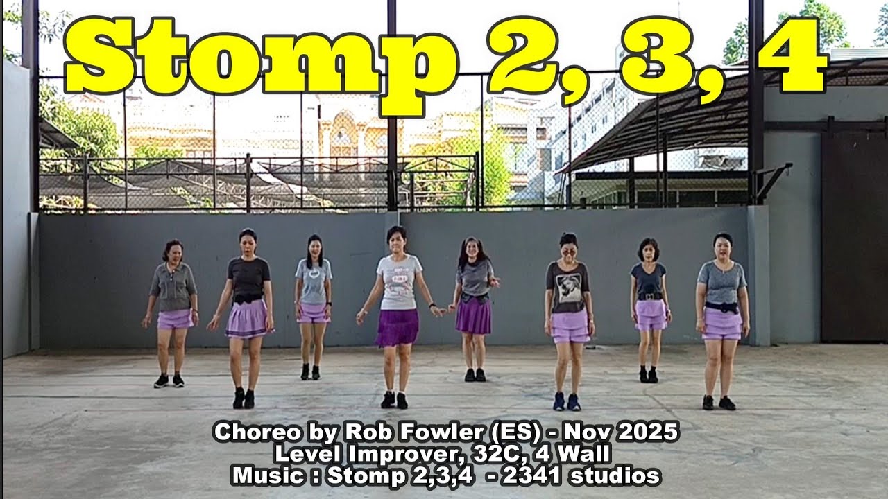 Stomp 2,3,4 - Line Dance - YouTube