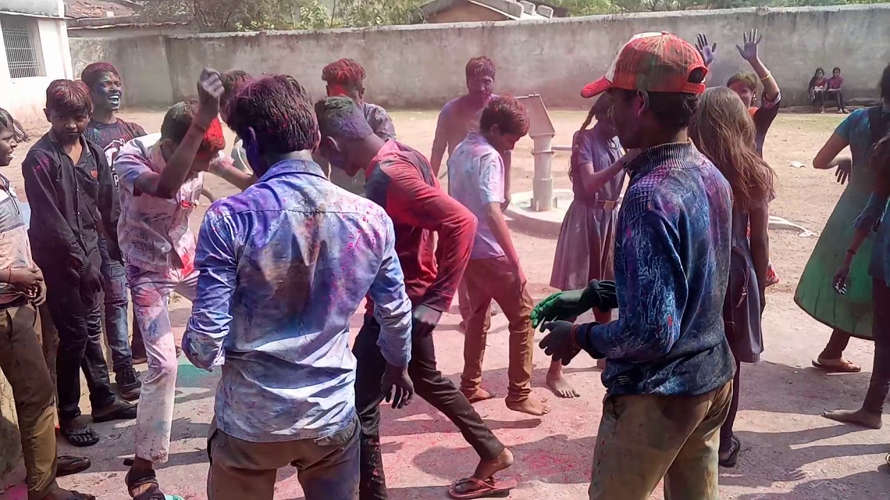 Sam ki holi with student - YouTube