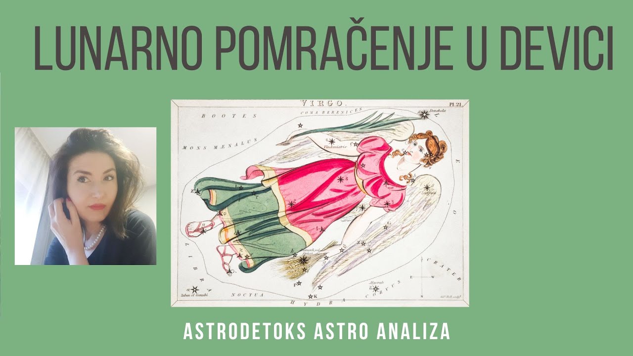 Lunarno pomračenje u Devici (Mlad Mesec) astro analiza - YouTube