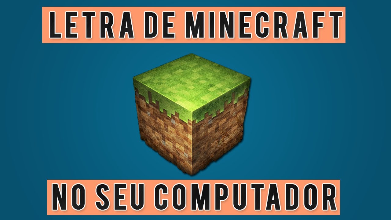 Como instalar fonte de letra do Minecraft no Computador(Funciona em programas como Photoshop ...