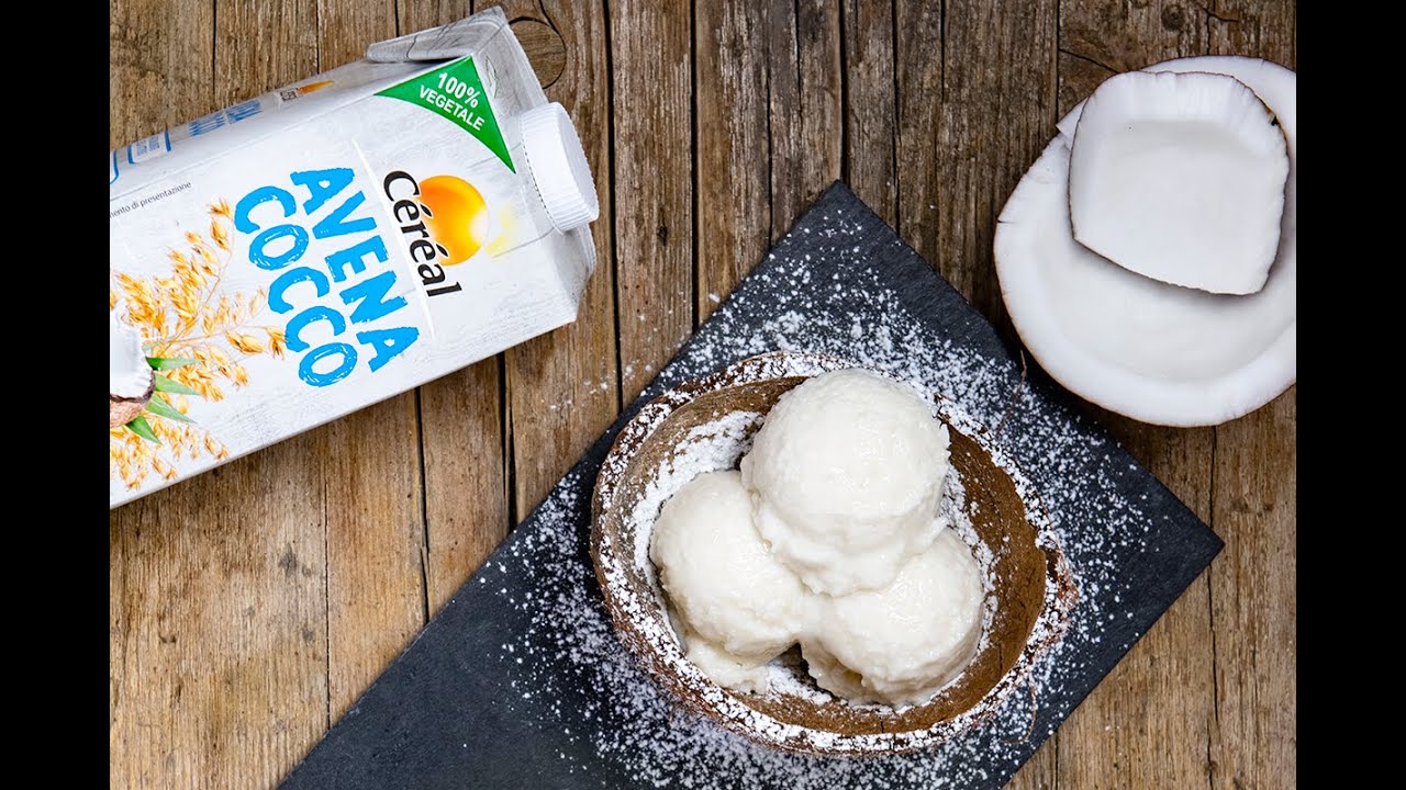 Gelato al cocco fatto in casa - YouTube