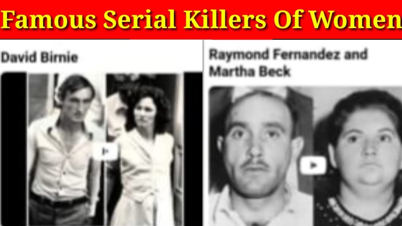 Famous Serial Killers of Women in the world |Top 20 Serial Killers of ...