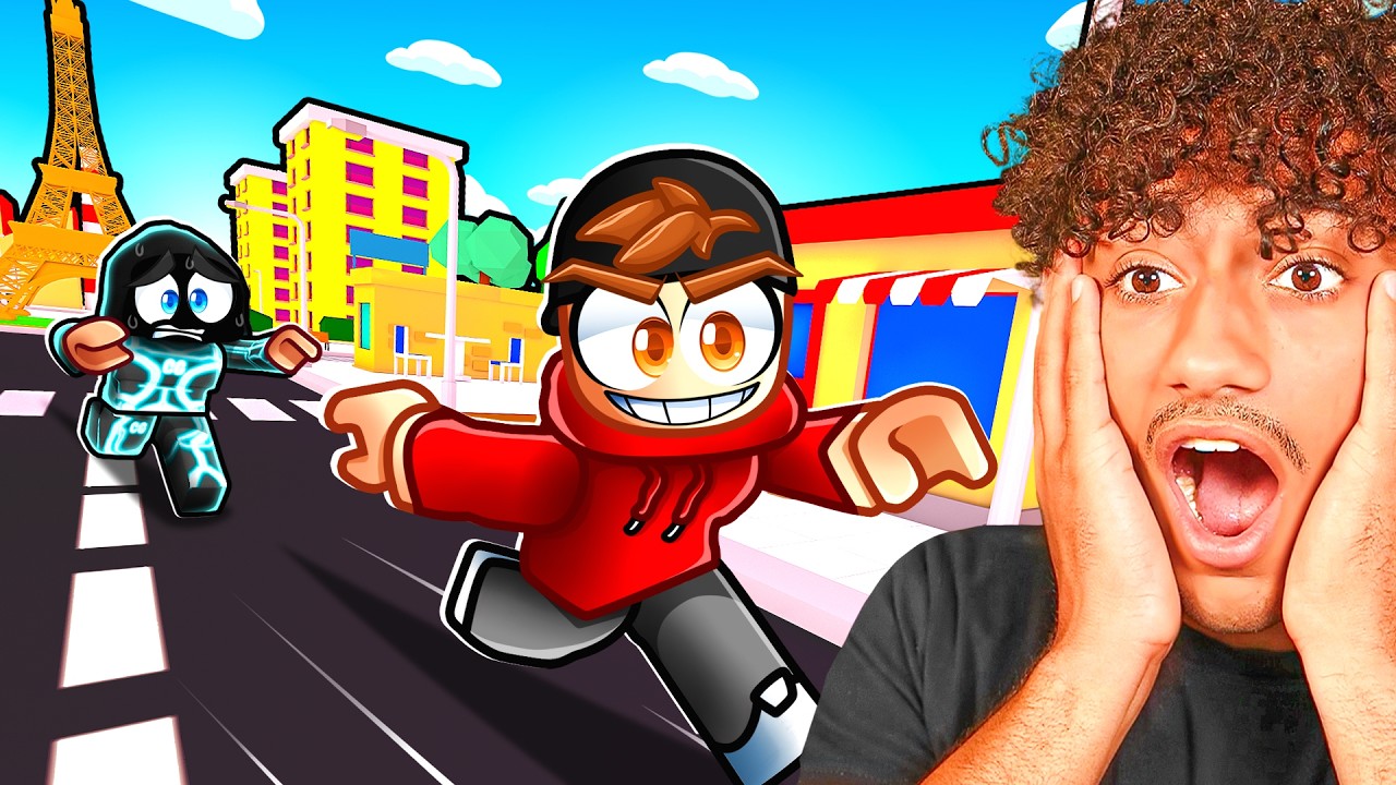 RUNNING ACROSS THE WORLD IN ROBLOX! - YouTube