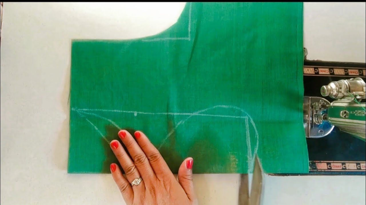 Model back blouse design / Blouse back cutting /and stitching - YouTube