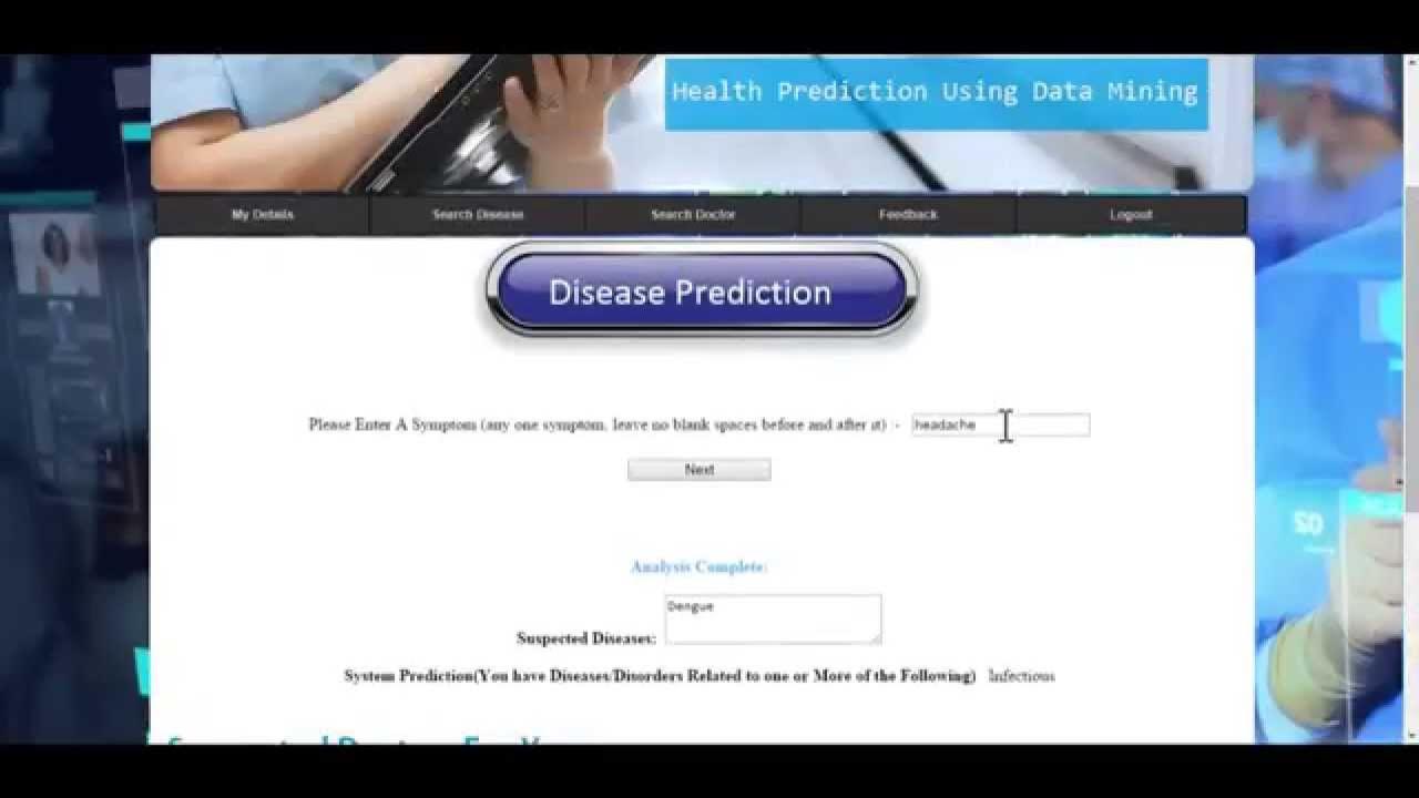 Smart Health Prediction Using Data Mining - YouTube