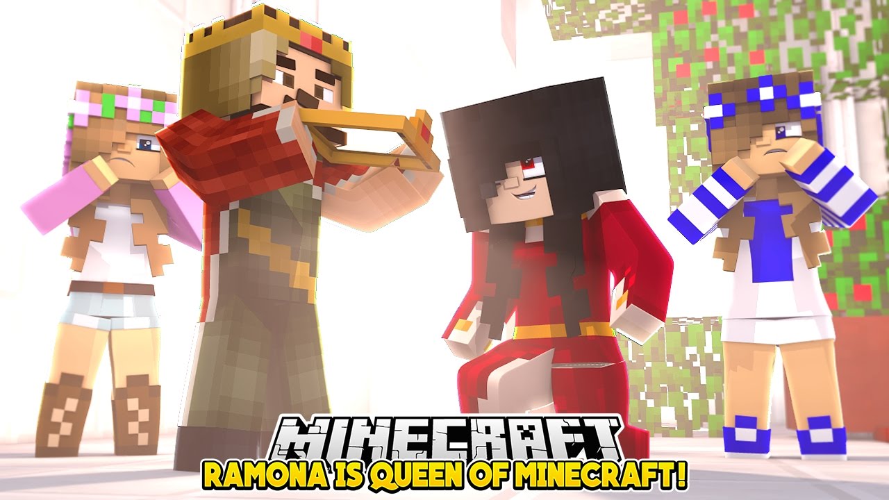 RAMONA BECOMES QUEEN OF MINECRAFT!!! - Minecraft Little Club Adventures ...
