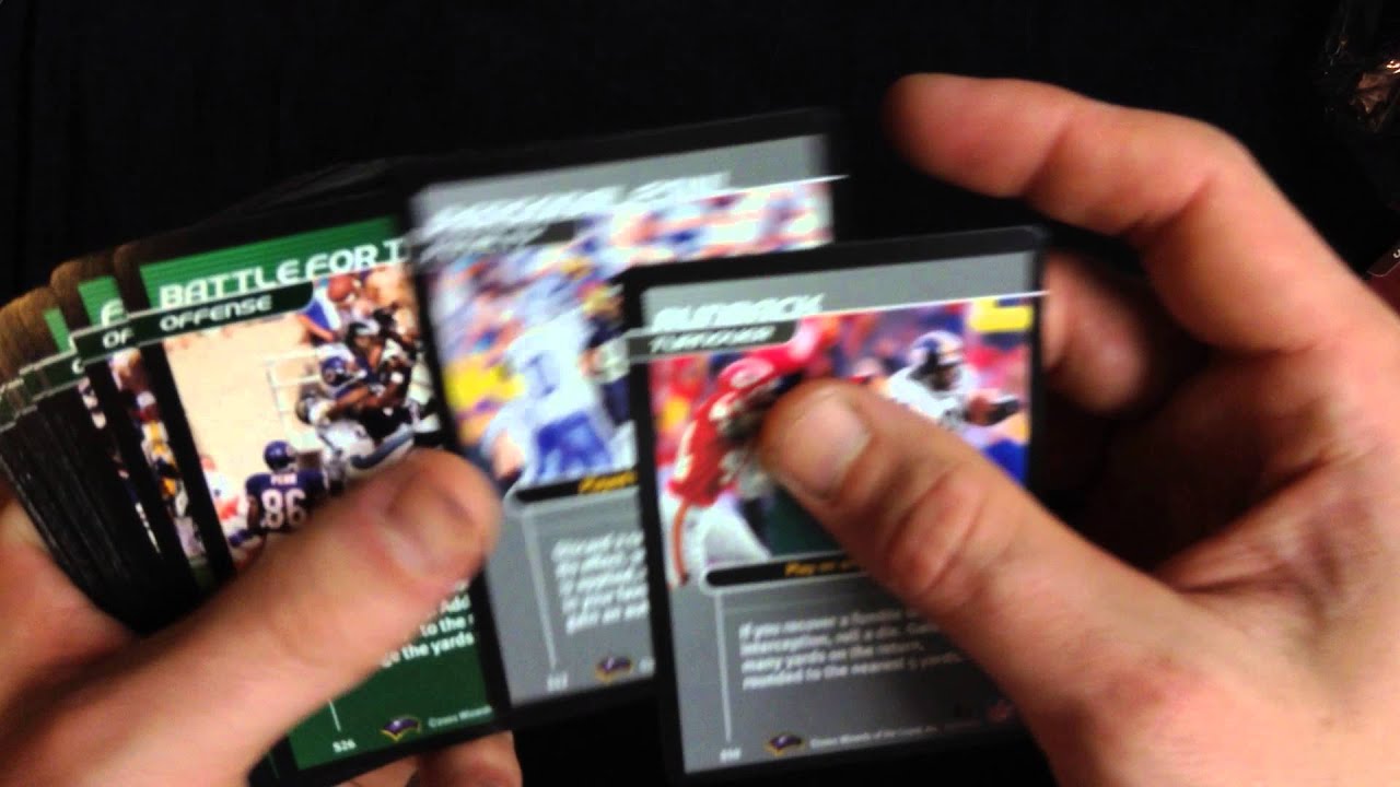 NFL Showdown 2002 Card Game Unboxing - YouTube