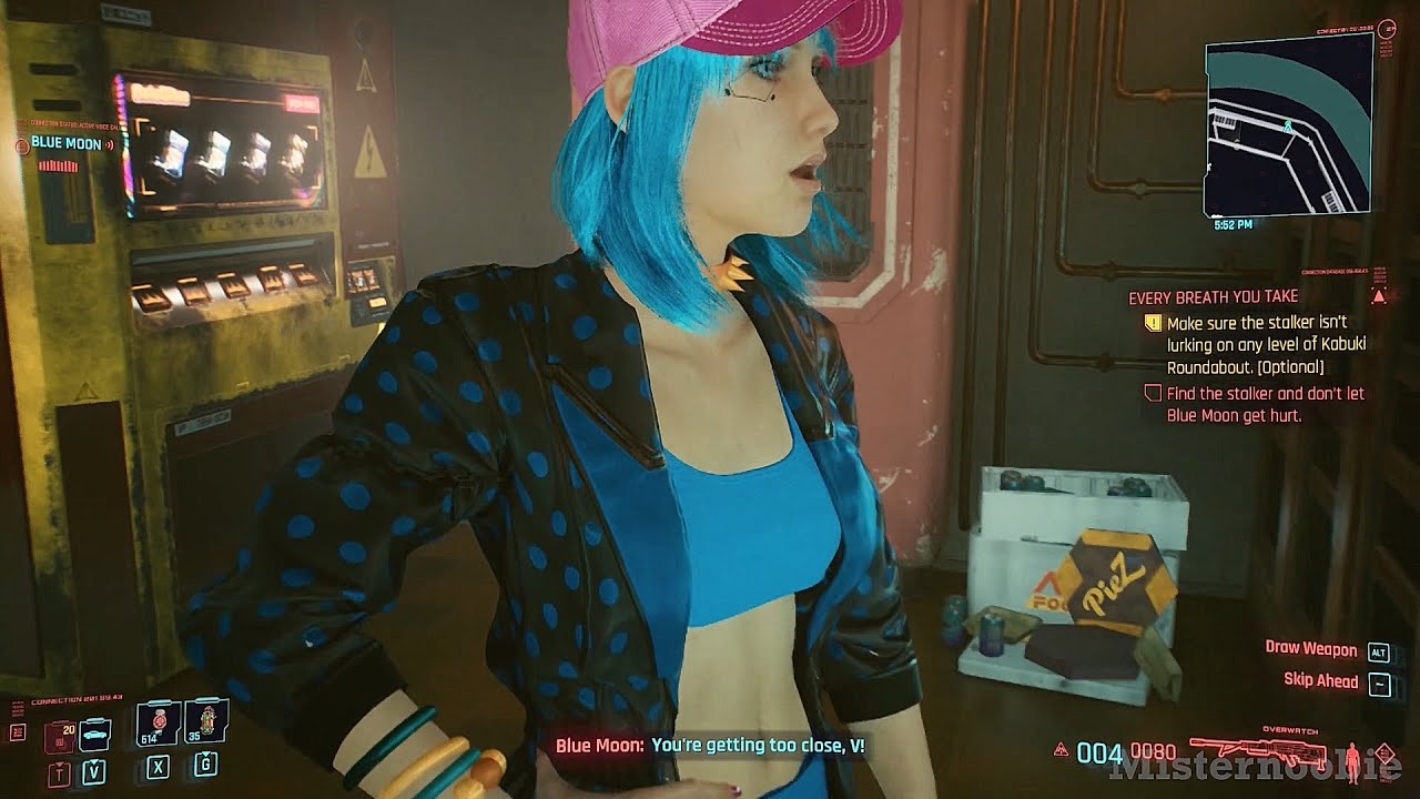 Cyberpunk 2077 Every Breath You Take FAIL | Blue Moon leaves - YouTube
