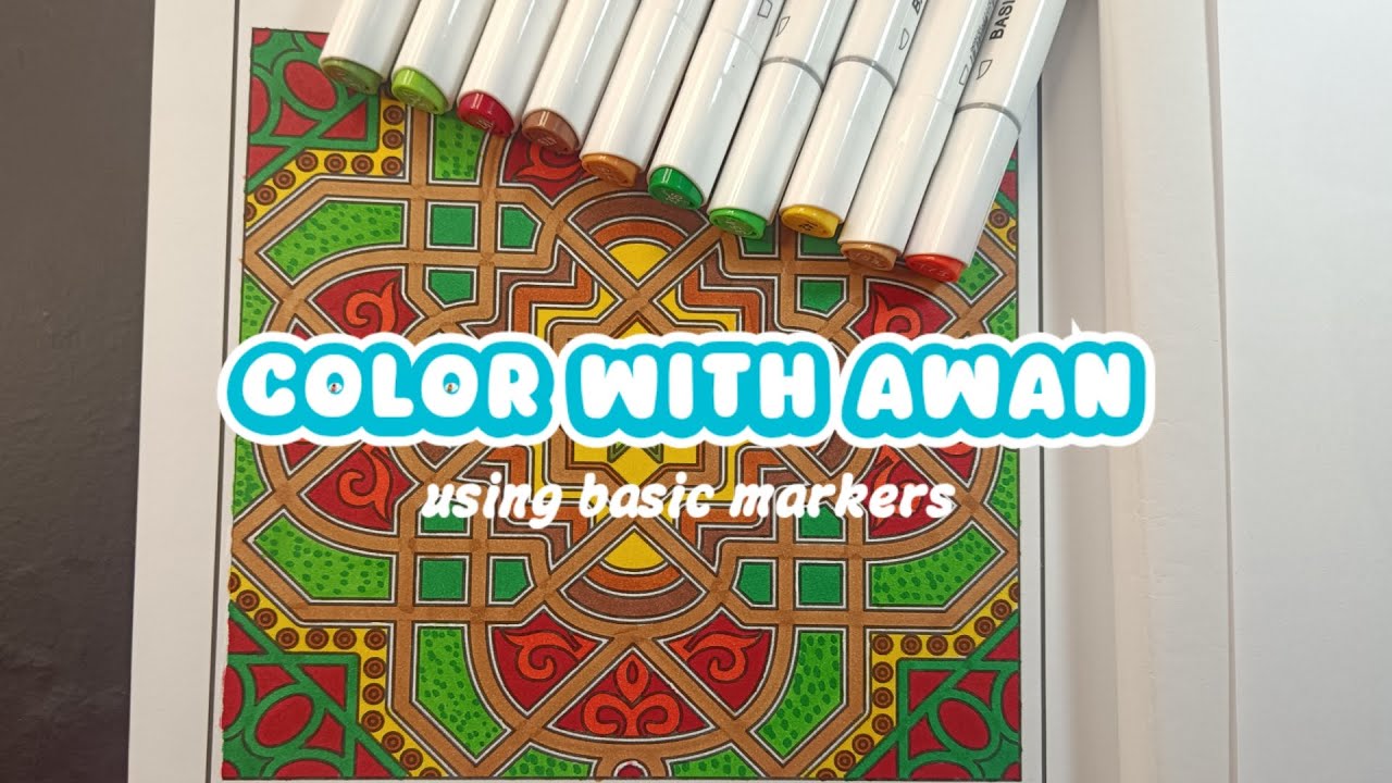 color with awan(ASMR) | how to color like Parisian carpet? - YouTube