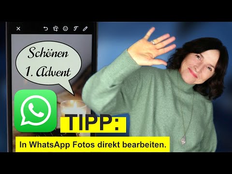 WhatsApp Tipp: Fotos direkt in WhatsApp vor dem Absenden bearbeiten oder verpixeln.