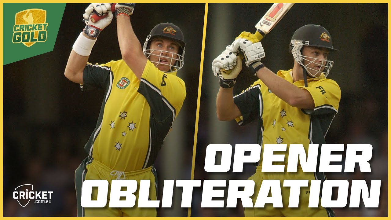 Smashed! Gilchrist and Hayden chase 118... in 12.2 overs - YouTube