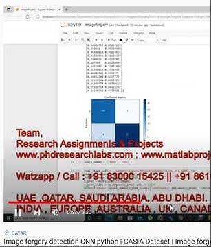 Image forgery detection CNN python _ CASIA Dataset _ Image forgery _ CNN _ PYTHON CODE _ PYTHON ...