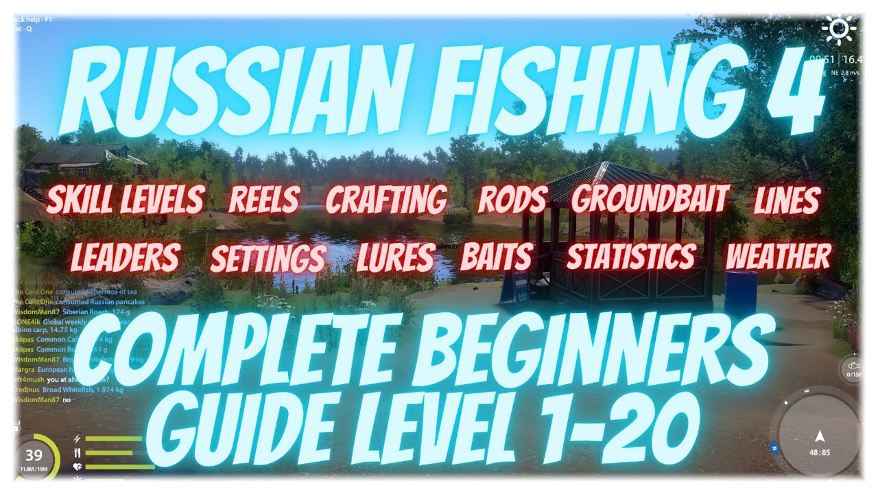 Russian Fishing 4 Complete Beginners Guide - YouTube