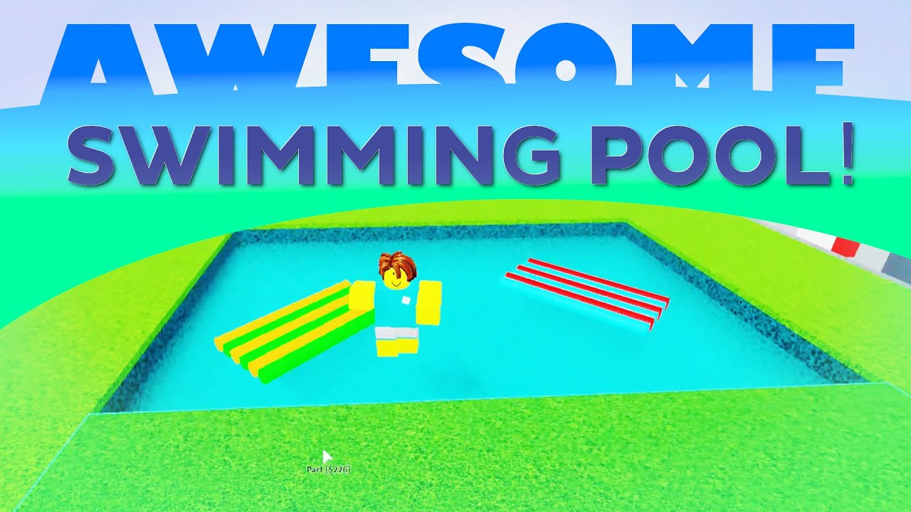 How to make an AWESOME SWIMMING POOL in Obby Creator! Part 1 | Roblox ...