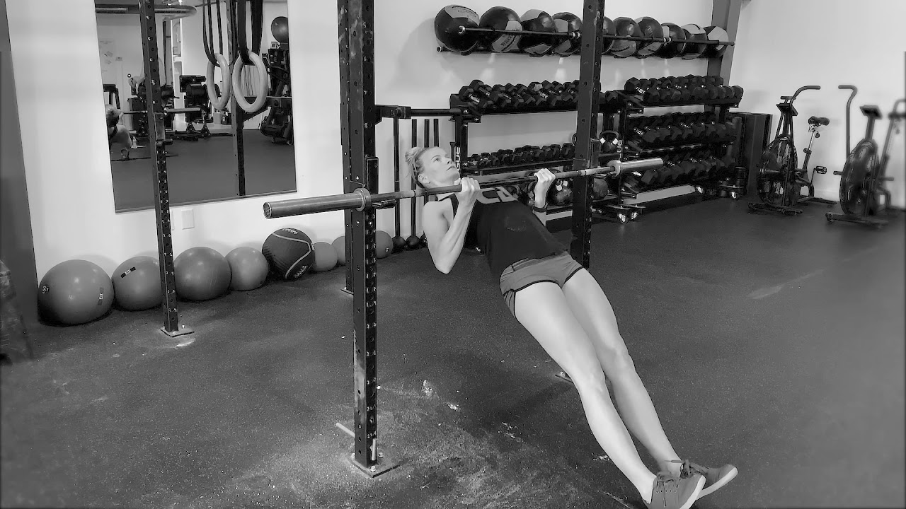 Supinated Inverted Row Hold - YouTube