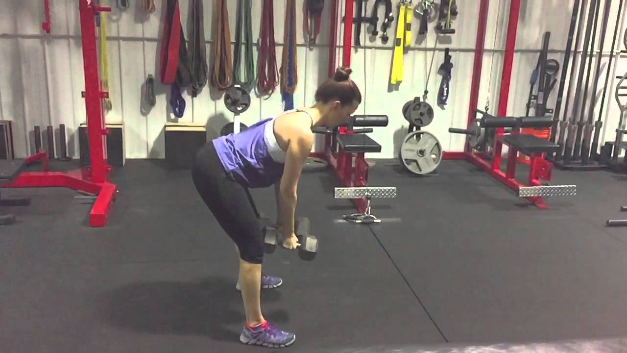 Dumbbell Sumo RdL's - YouTube