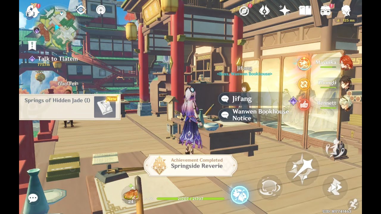 [Genshin Impact Achievement] Springside Reverie: Collect The Entire "Springs Of Hidden Jade ...