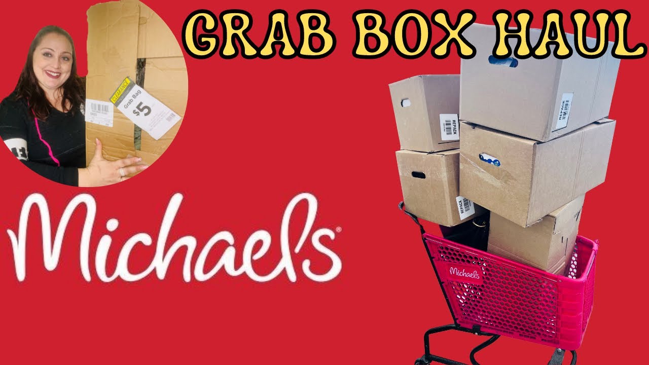 MICHAELS GRAB BOXES / CHRISTMAS 2022 / $5 DOLLAR GRAB MYSTERY BOXES ...