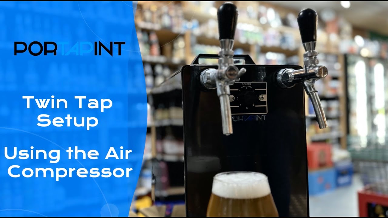 PortaPint Double Tap Dispenser - How to Setup Using the Air Compressor ...