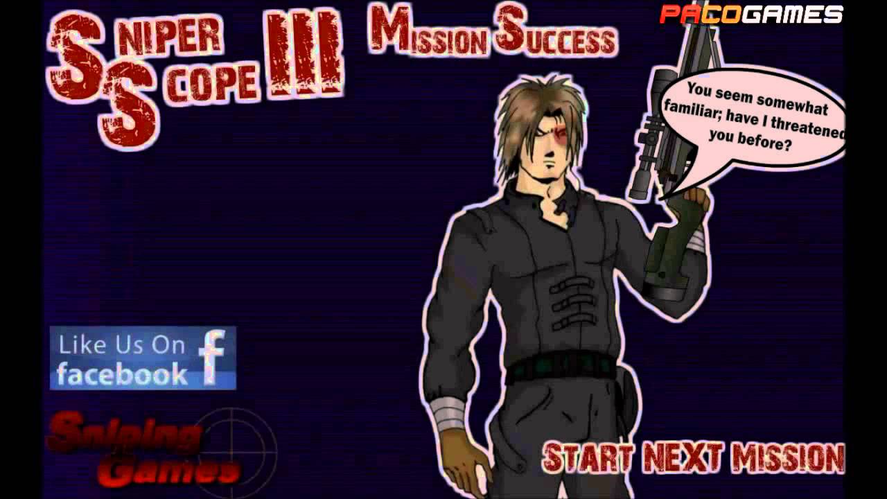 Sniper Scope 3 - walkthrough - YouTube