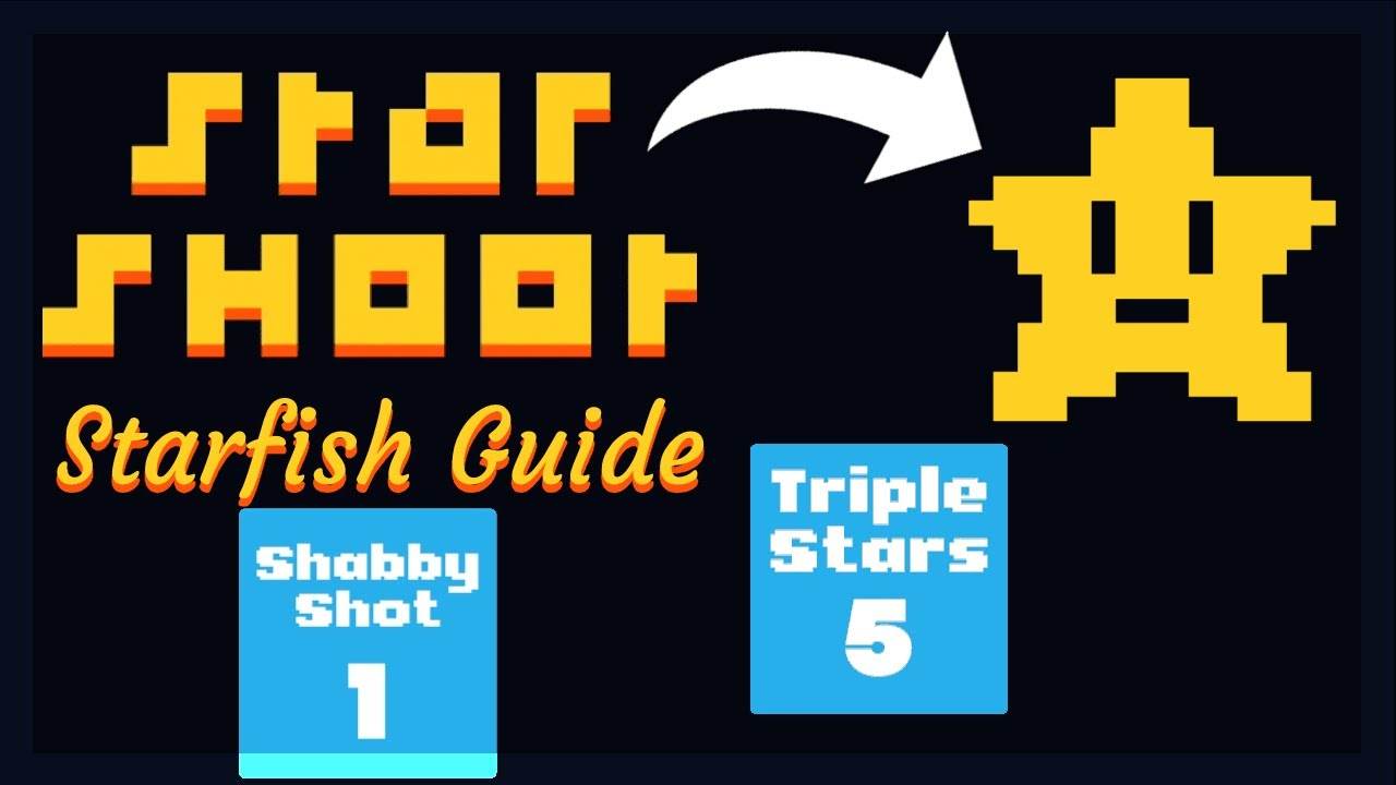 Star Shoot VS - Starfish guide + Strats - YouTube