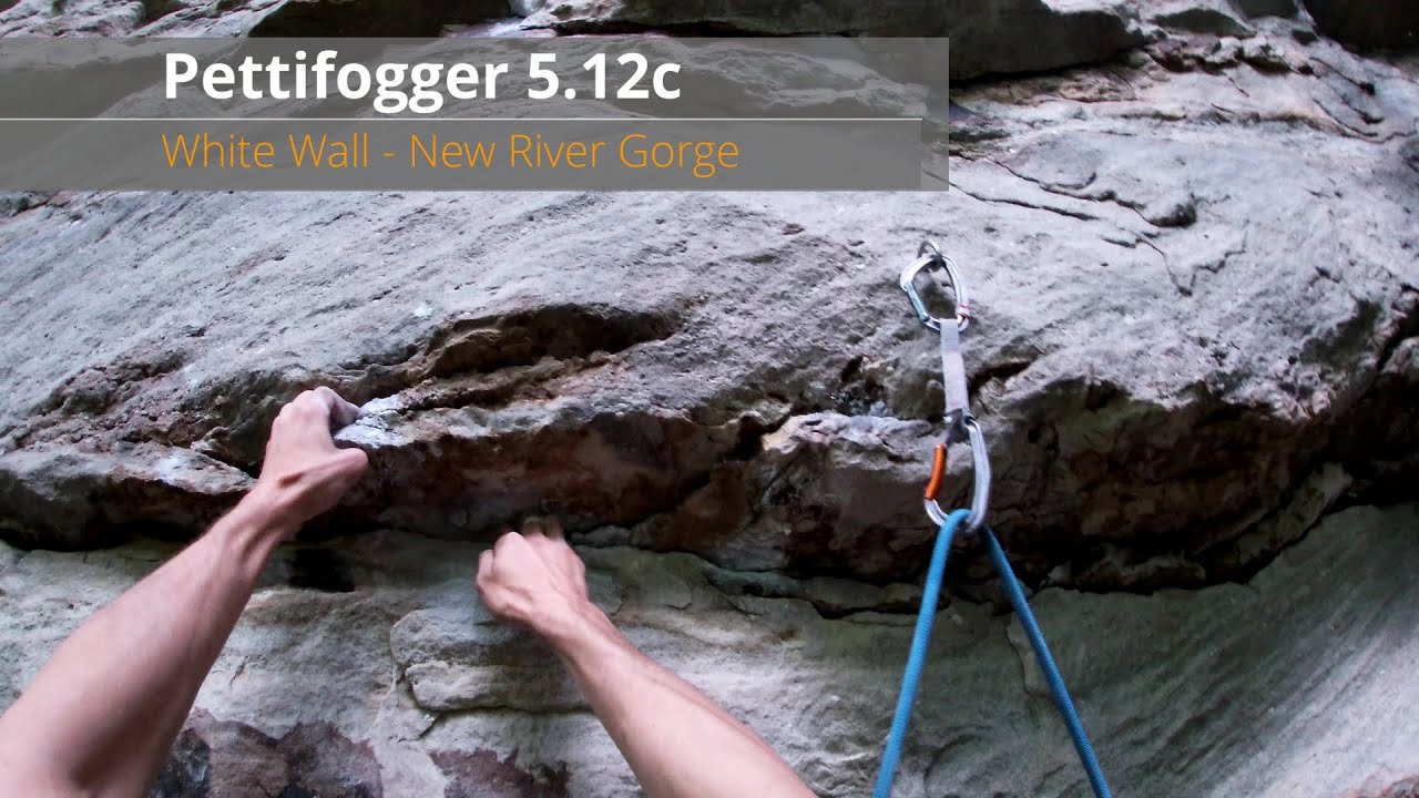 Projecting Pettifogger 5.12c - New River Gorge - YouTube