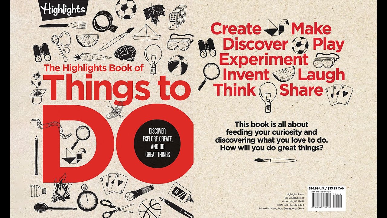 The Highlights Book of Things to Do - YouTube