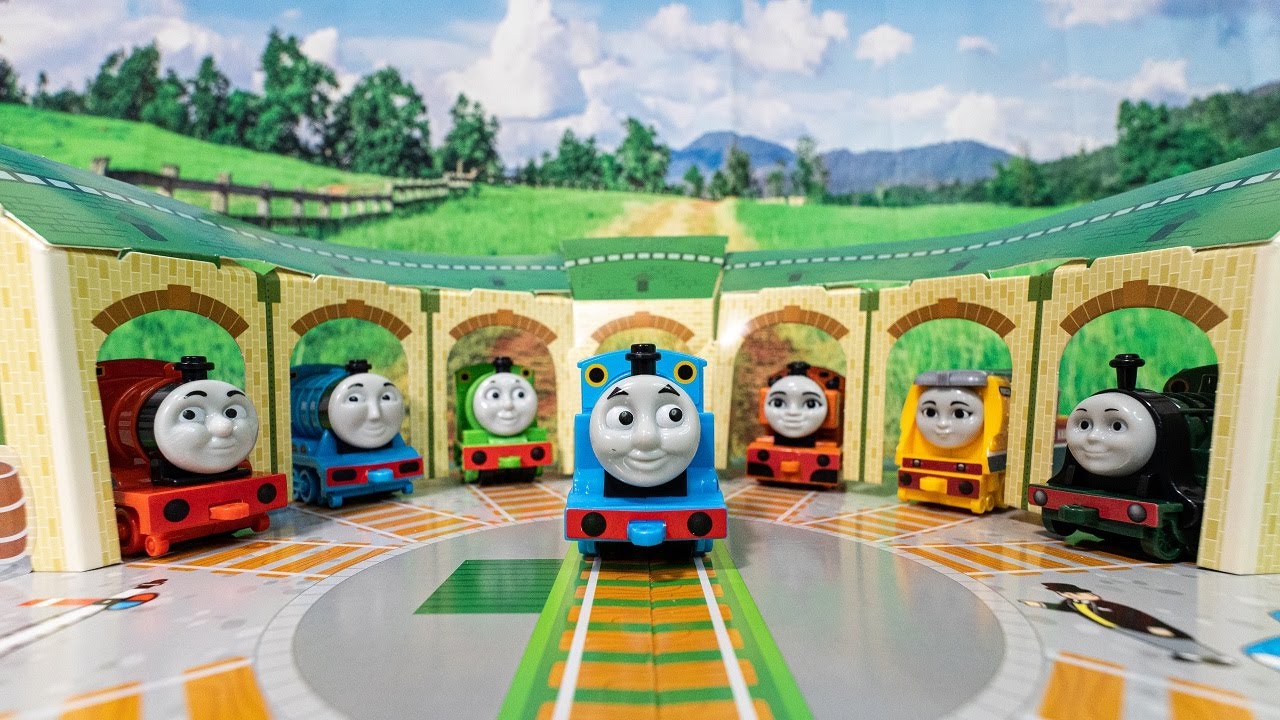 【Thomas and Friends】THOMAS Train Toys 7 Vehicles Unboxing - YouTube