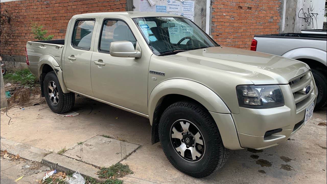 Ford Ranger 08 លេខដៃប៉ុង2កាពីតាស់ម៉ាស៊ូត/សាច់ដែកសាក់សុីខ្ចី/$13,800 ...