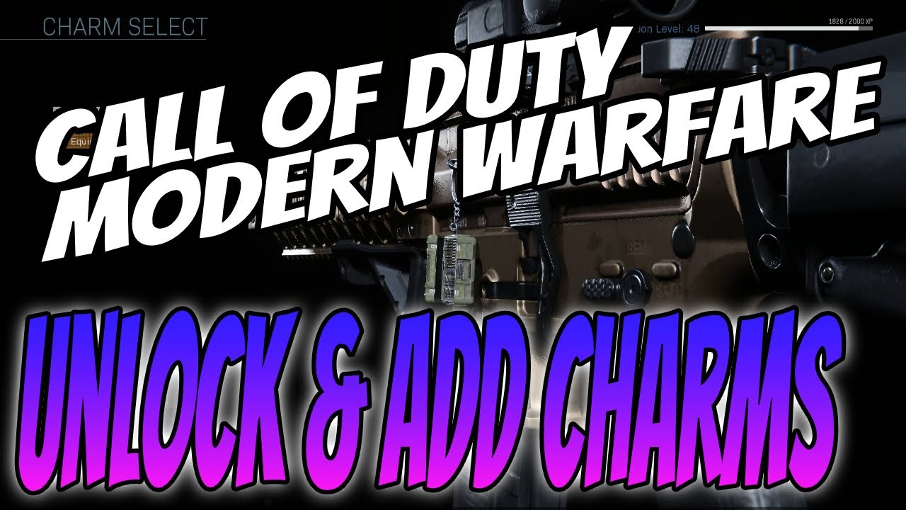 How To Unlock & Add Charms To Your Weapons In Call Of Duty Modern ...