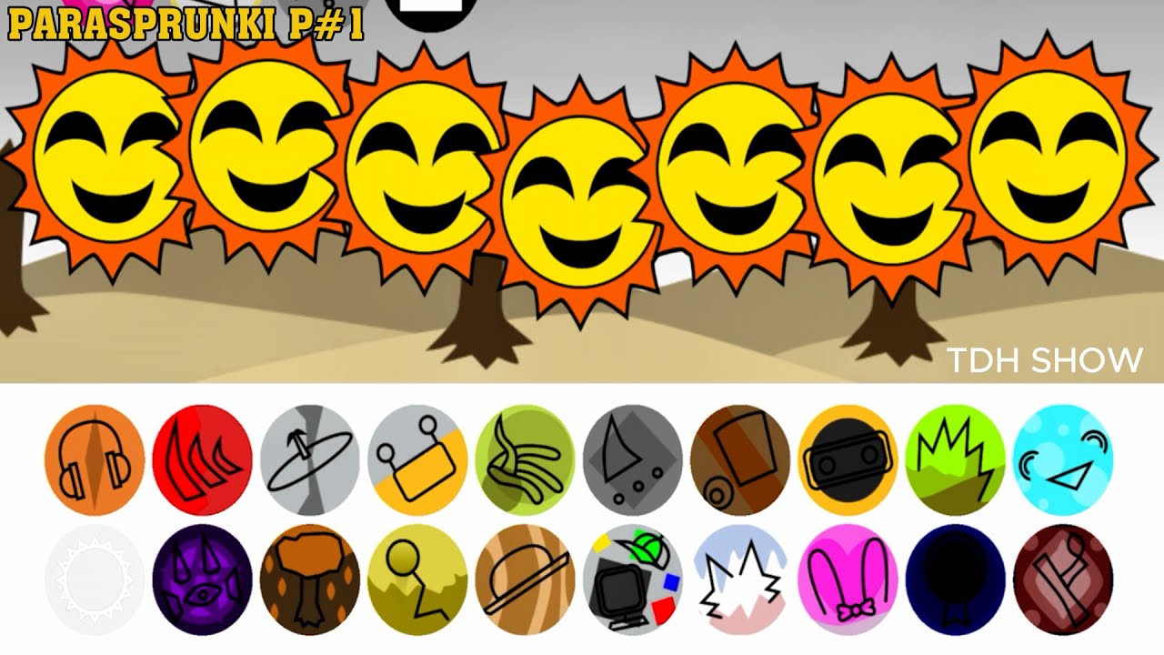 Mix all Mr. Sun together in ParaSprunki of Phase 1 | ParaSprunki - YouTube