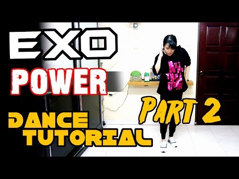 EXO POWER DANCE TUTORIAL PART 2 MIRRORED | TAMA CHANN