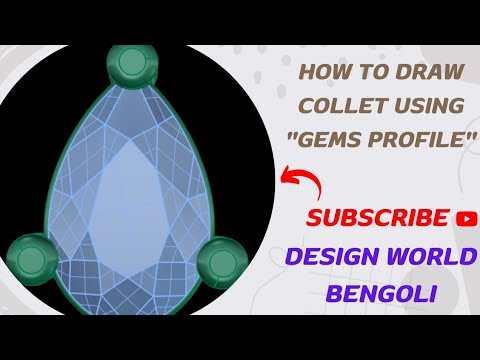 HOW TO DRAW COLLET USING GEM PROFILE??//GEMS PROFILE USE करके कलेट ...