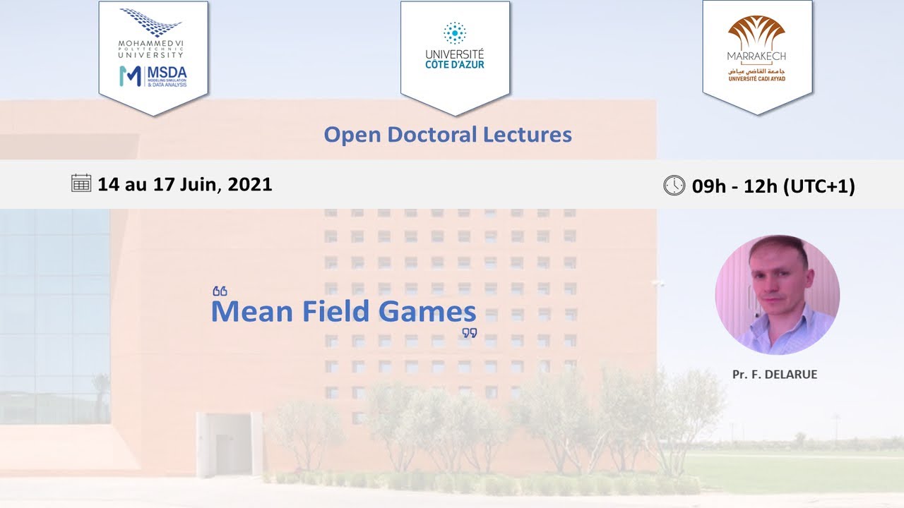 UM6P - Mean Field Games - Part II - YouTube