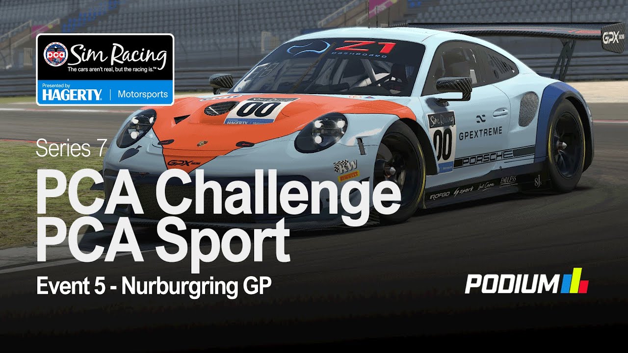 PCA Challenge/Sport | Nürburgring GP | PCA Sim Racing Presented by ...