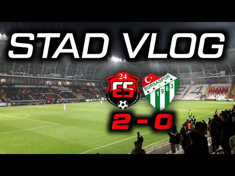 24 ERZİNCANSPOR 2 - 0 BURSASPOR - STAD VLOG!! - TFF 2. Lig Beyaz Grup