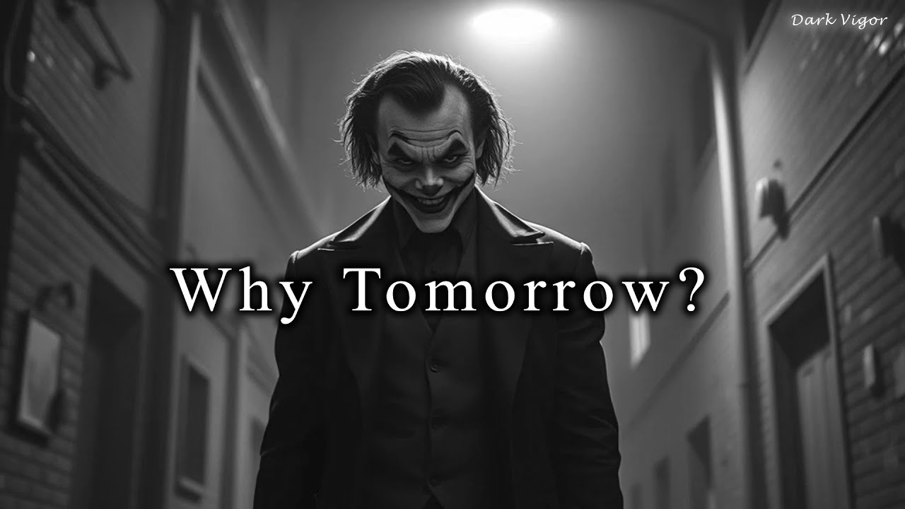 I Will Do It Tomorrow - YouTube