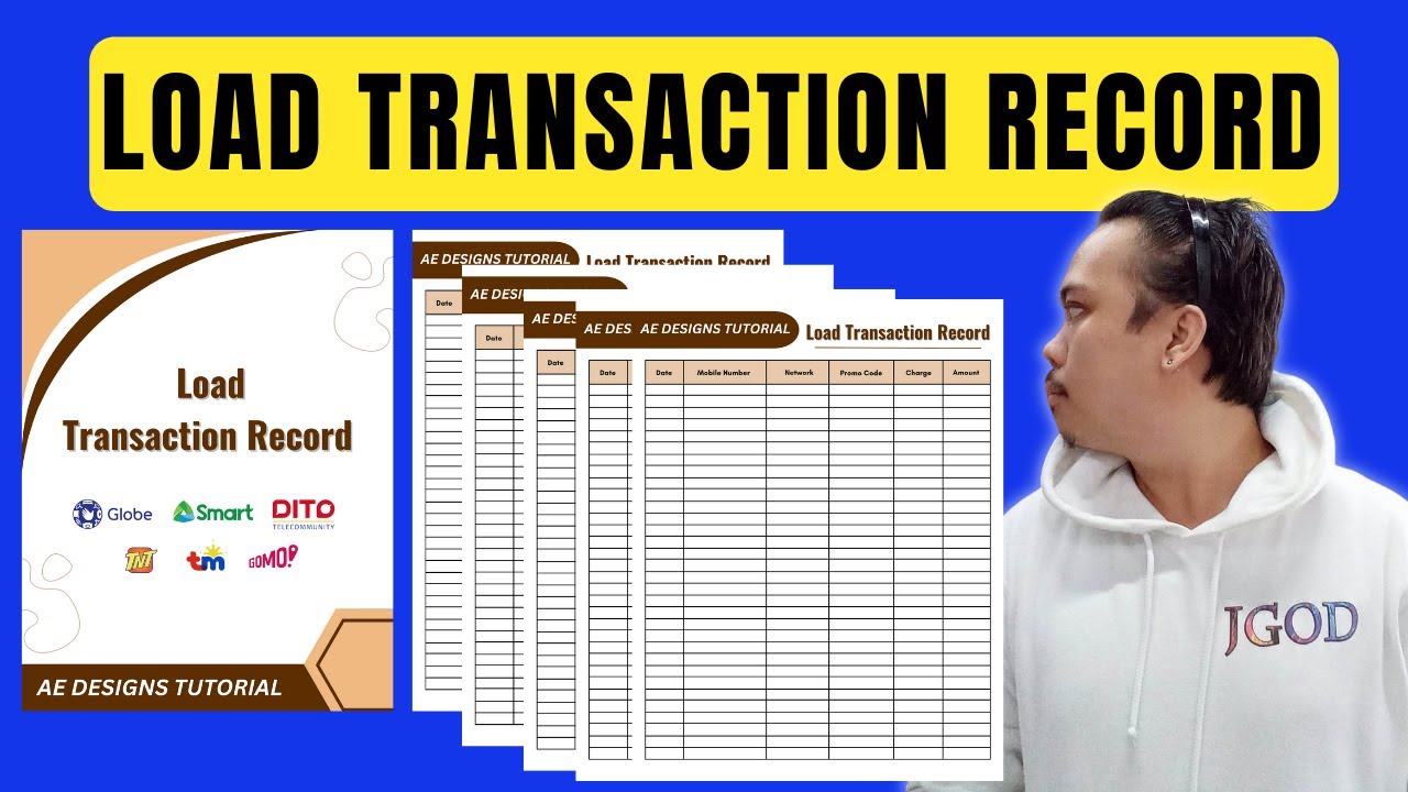 LOAD TRANSACTION RECORD 110 PAGES | CANVA TEMPLATE EDITABLE | MATERIALS ...