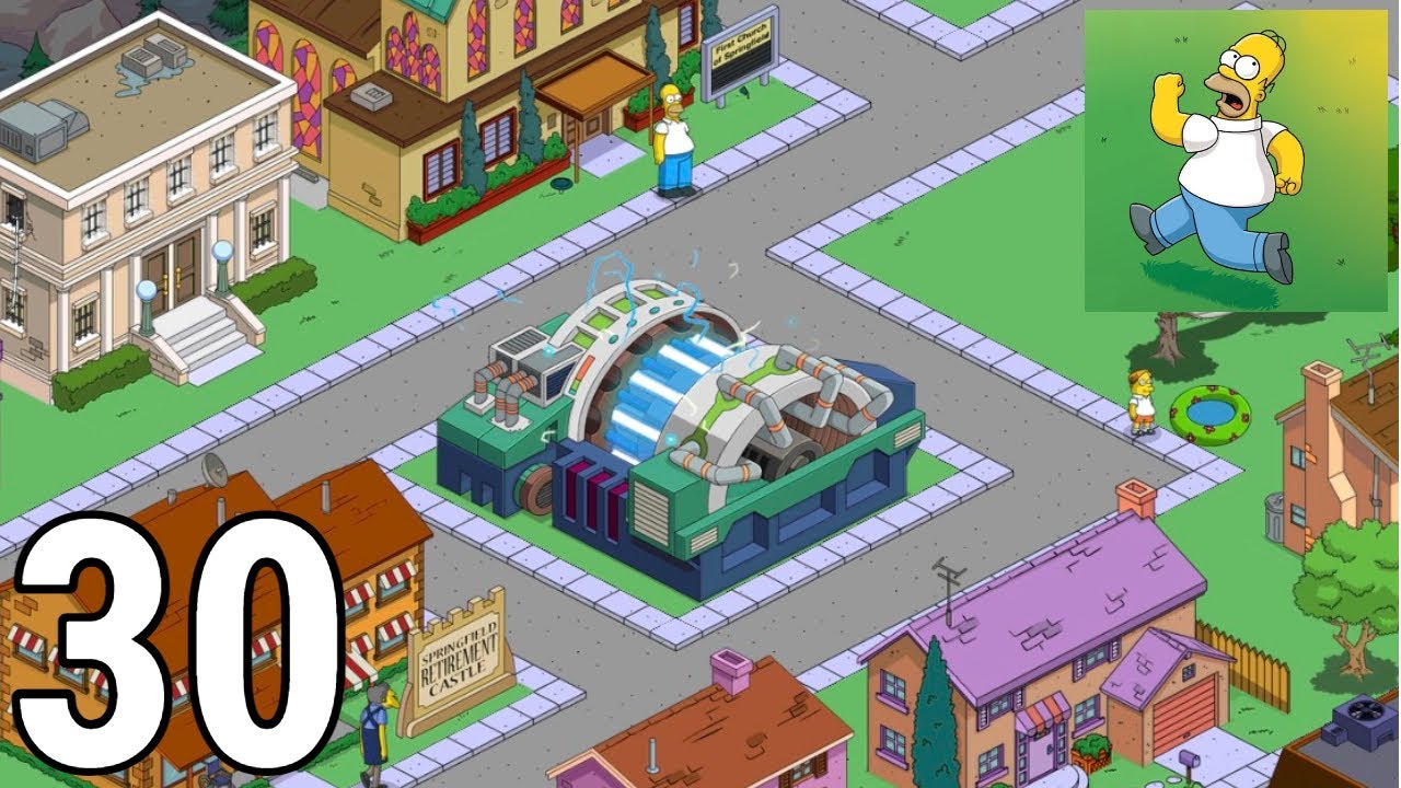 The Simpsons Tapped Out - Full Gameplay / Walkthrough Part 30 (IOS, Android) XP Collider ...