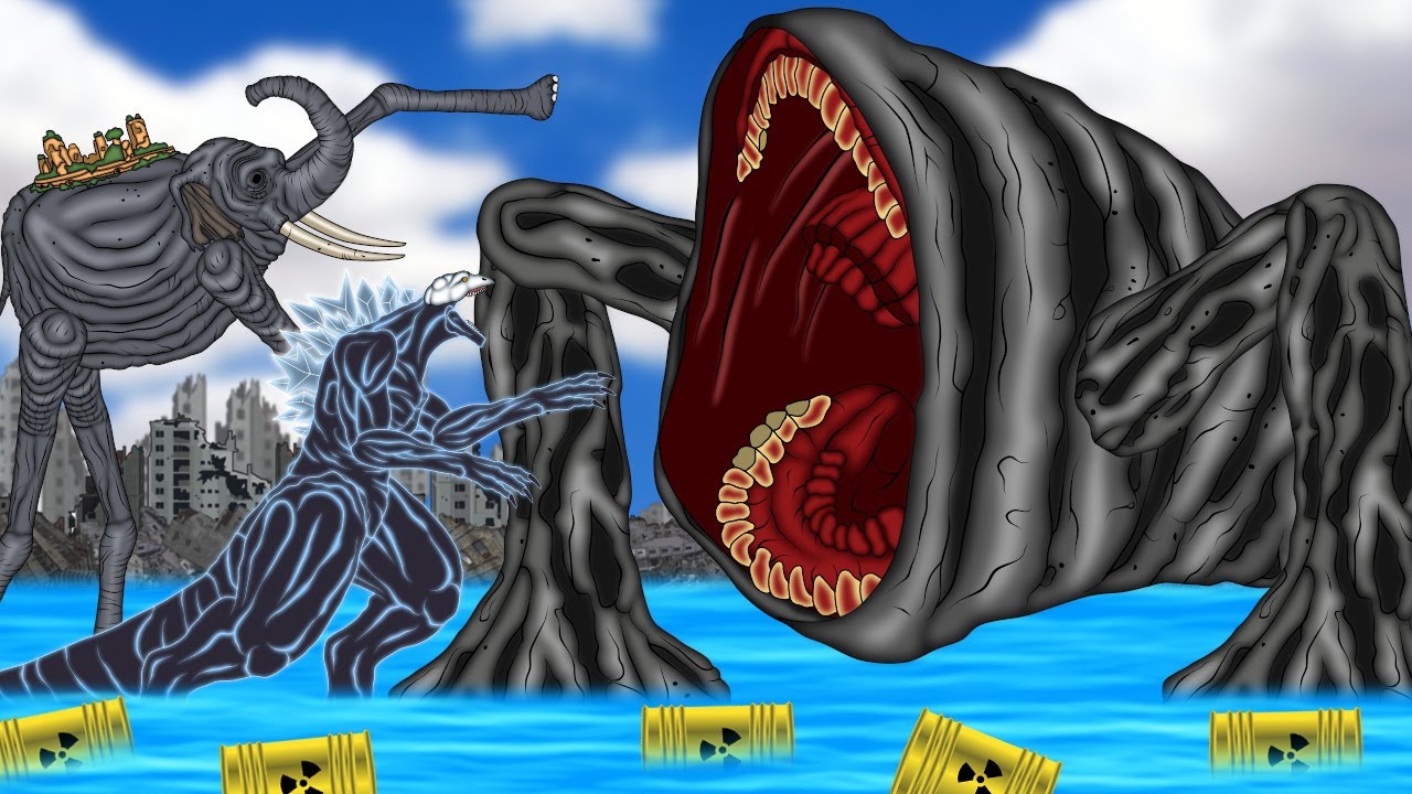 DARK SEA EATER !!! Florian Godzilla & Zunesha VS Dark Sea Eater - YouTube