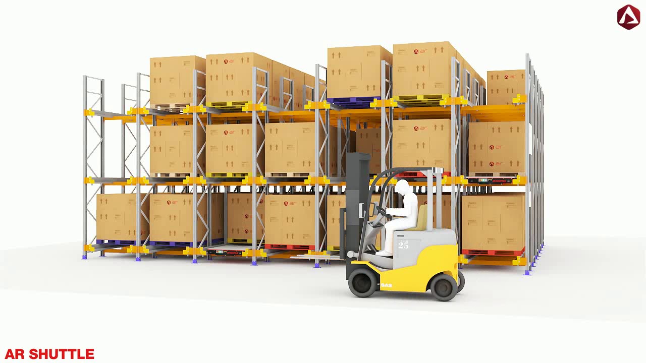 AR Pallet Shuttle - How does it work? | AR Racking - YouTube